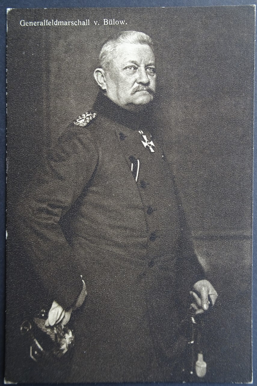 Wohlfahrtskarte, Generalfeldmarschall Karl von Bülow 1914