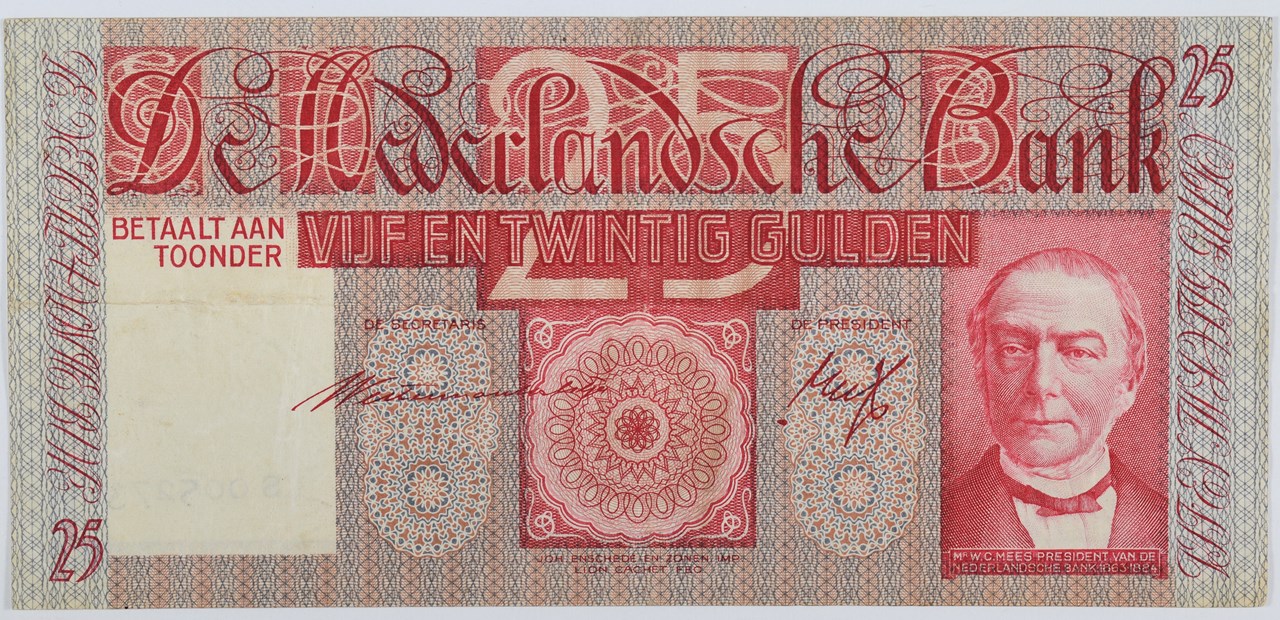 Nederland 25 Gulden 1941 Mees