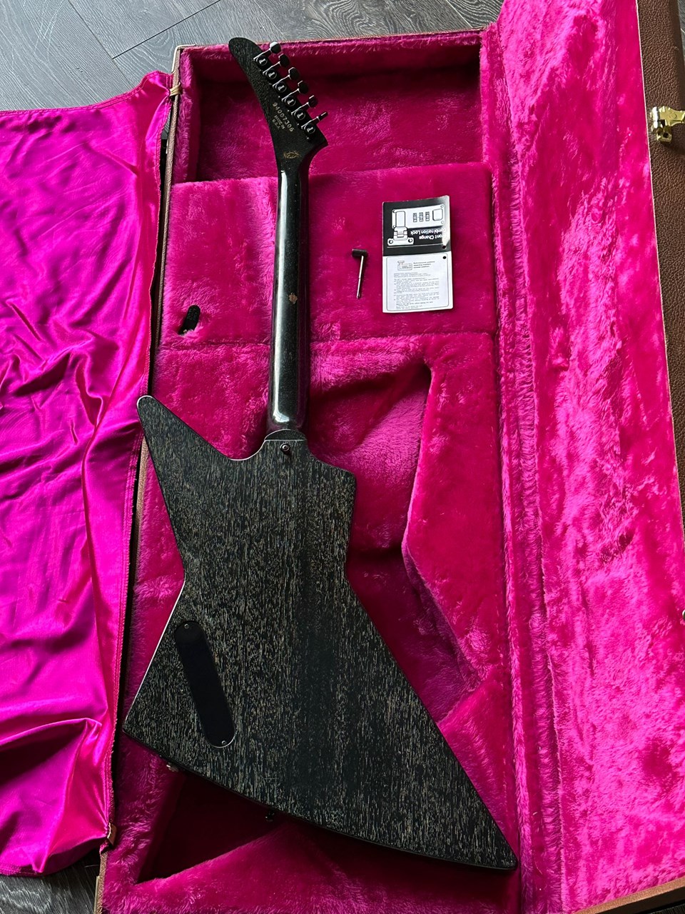 1997 Gibson Custom Shop Explorer ''Silver Fox'' Finish with Original Case